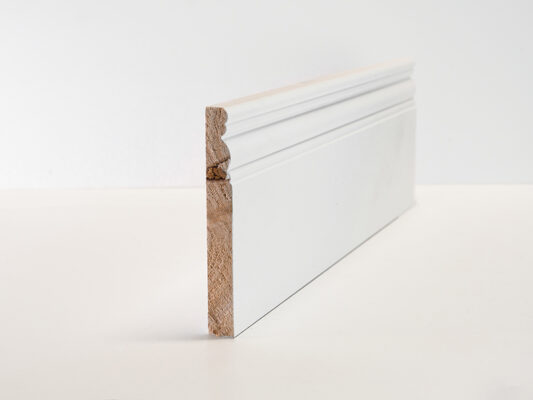 Optima Deluxe Primed Solid Wood Skirting/Architrave - Moulded – handles ...