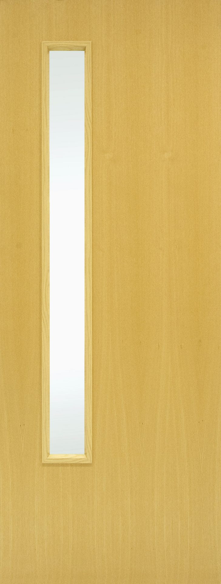 FD60 Ash Vision Panel Door – handles&hinges