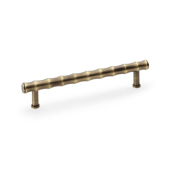 Bamboo T-Bar Pull Handle-A&W(Crispin) - Antique Brass – handles&hinges
