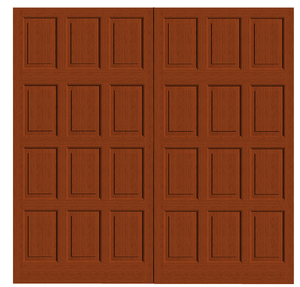Garage Door – 12 Panels – handles&hinges