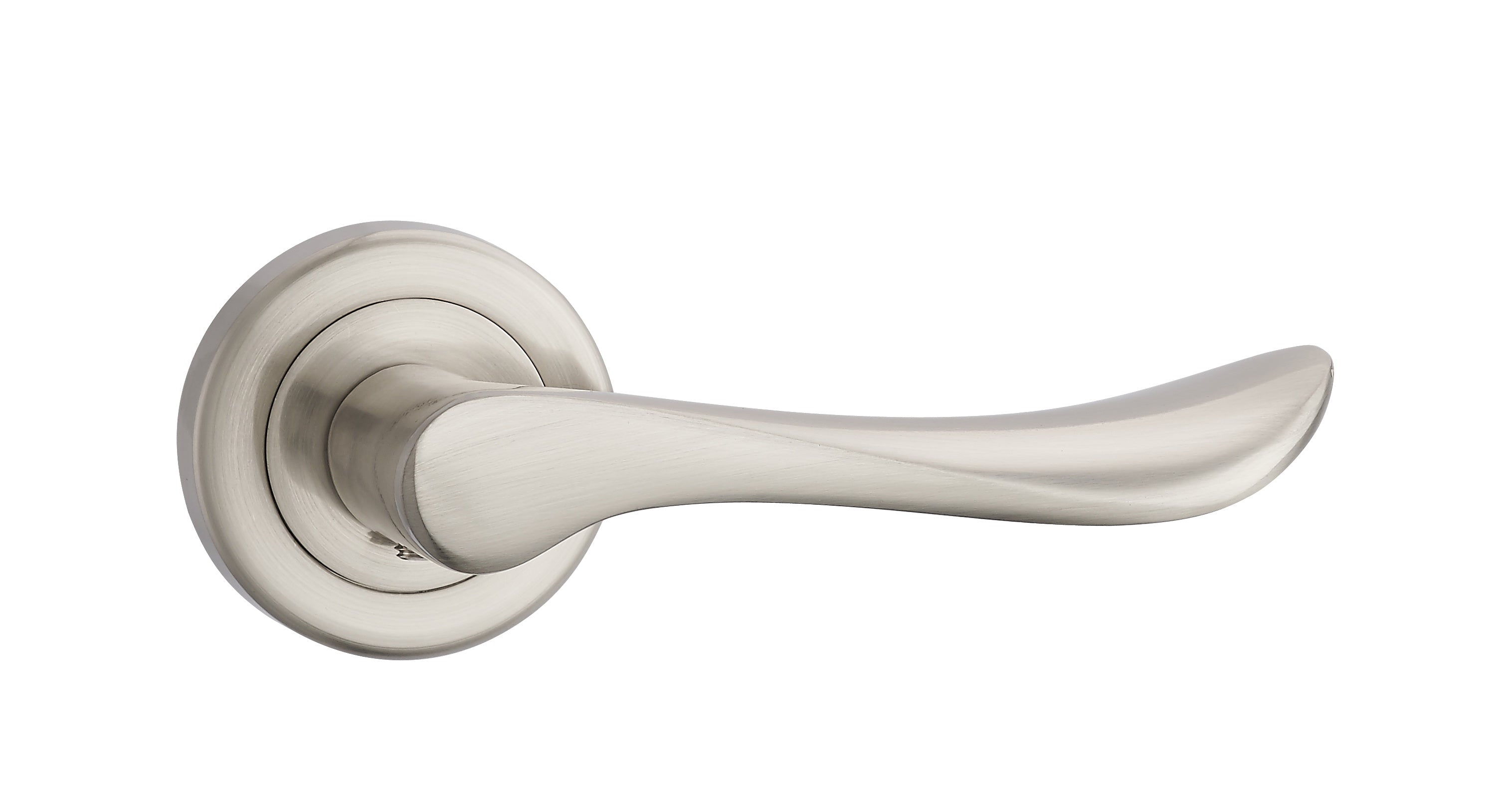 Senelli Elba 765 Lever on Rose Door Handle - SN – handles&hinges