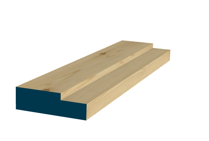 Red Deal Door Frame - Rebated – handles&hinges