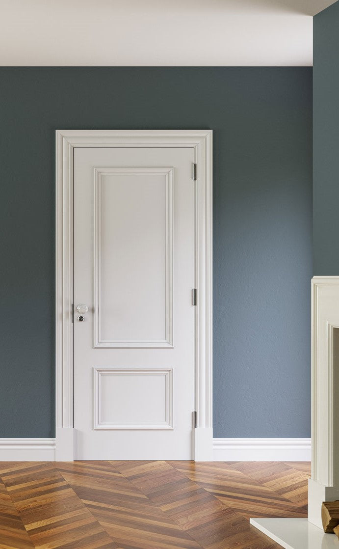 Deanta WR2 White Primed Door - Solid – handles&hinges